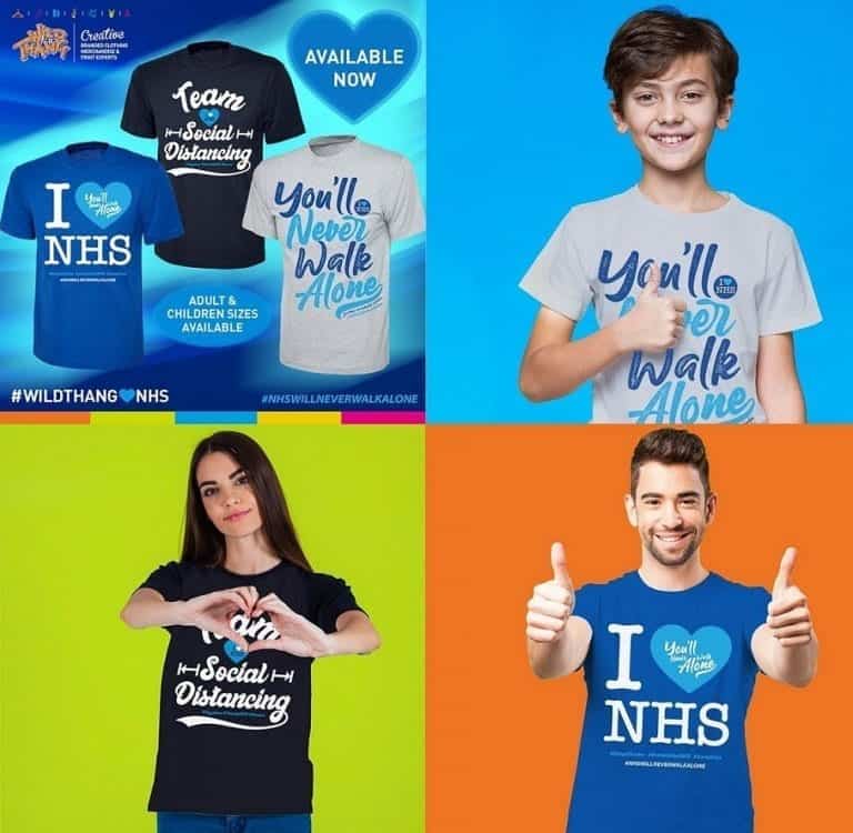 Liverpool-based Wild Thang Launch NHS Charity T-shirt range