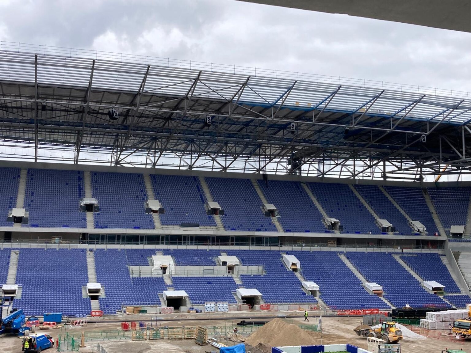 First rail seating set to be installed at Everton Stadium - Explore ...