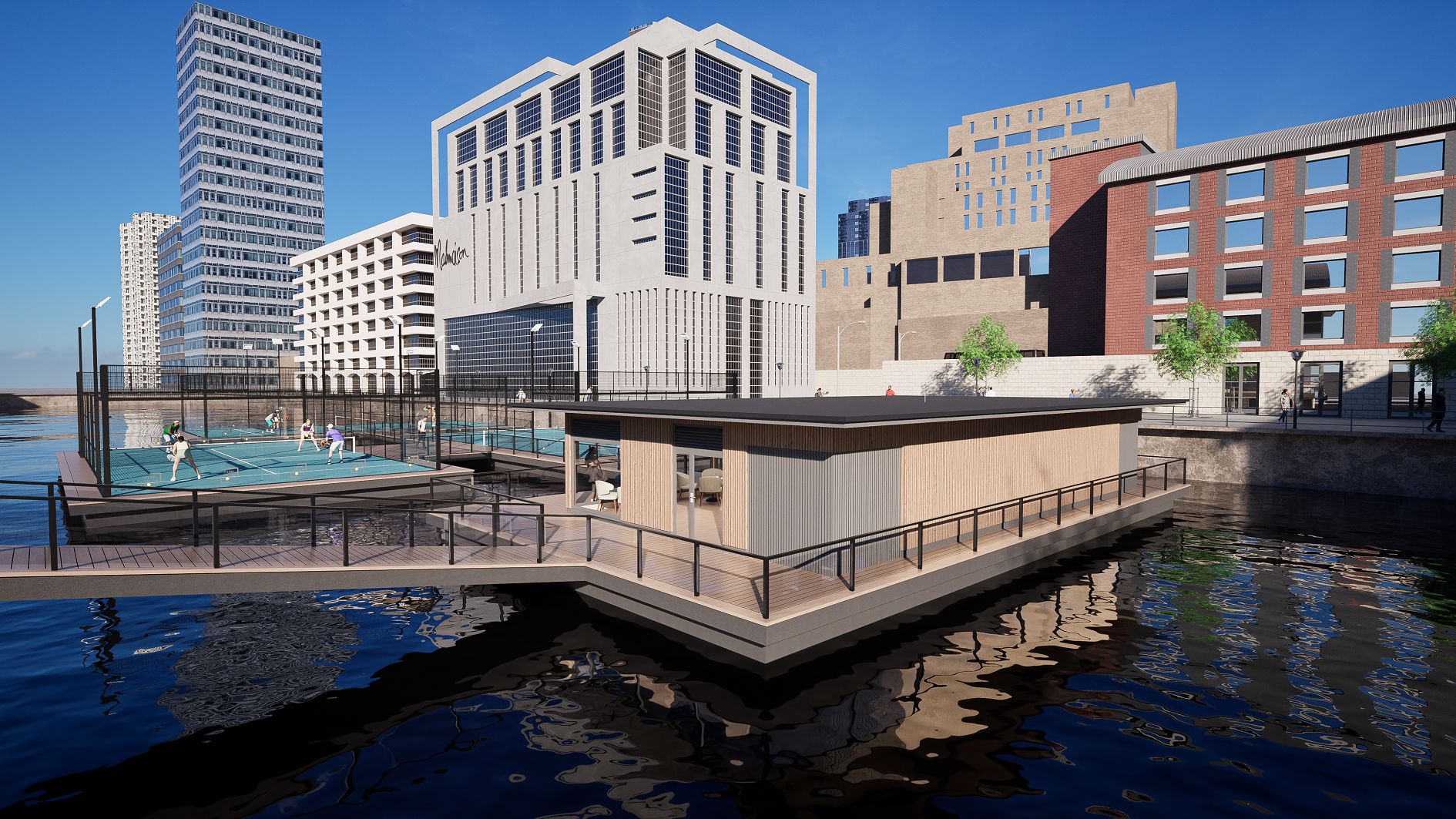 Liverpool could host the UK’s first floating padel courts - Explore ...