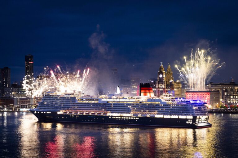 Cunard’s Queen Anne returns to Liverpool for 185th Anniversary Celebrations