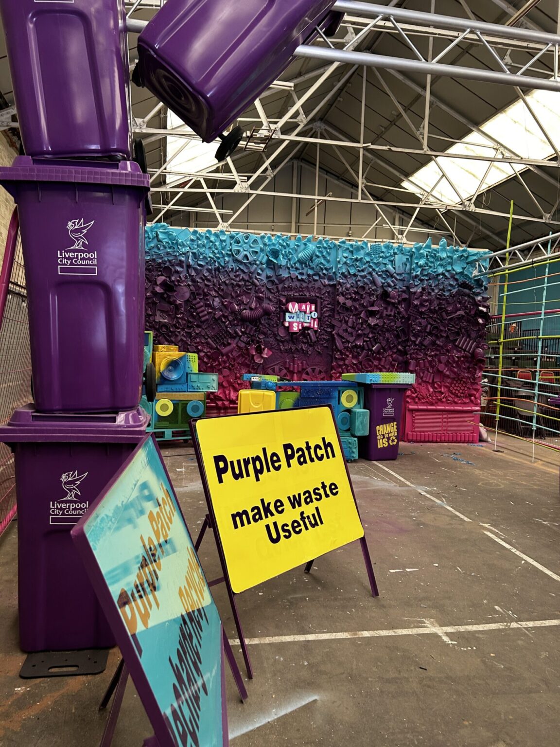 Liverpool’s iconic Purple Bins take centre stage at BBC’s Big Weekend