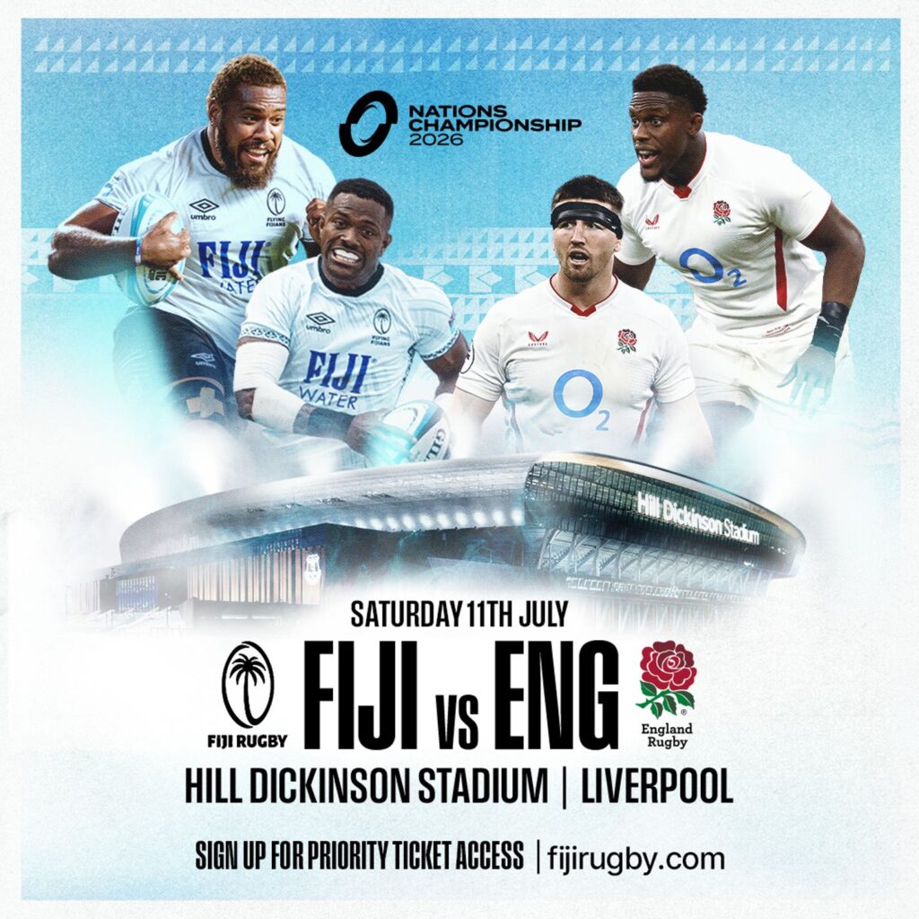 Hill Dickinson Stadium to host Fiji v England Nations Championship