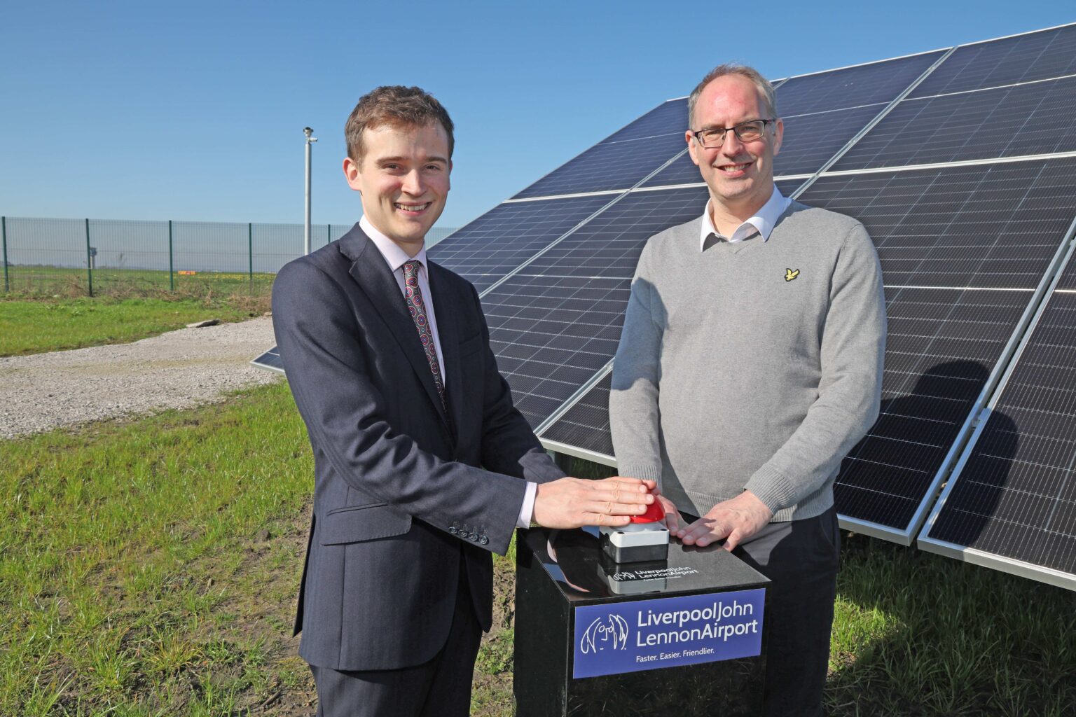 Minister officially opens Liverpool John Lennon Airport’s new £3m solar ...