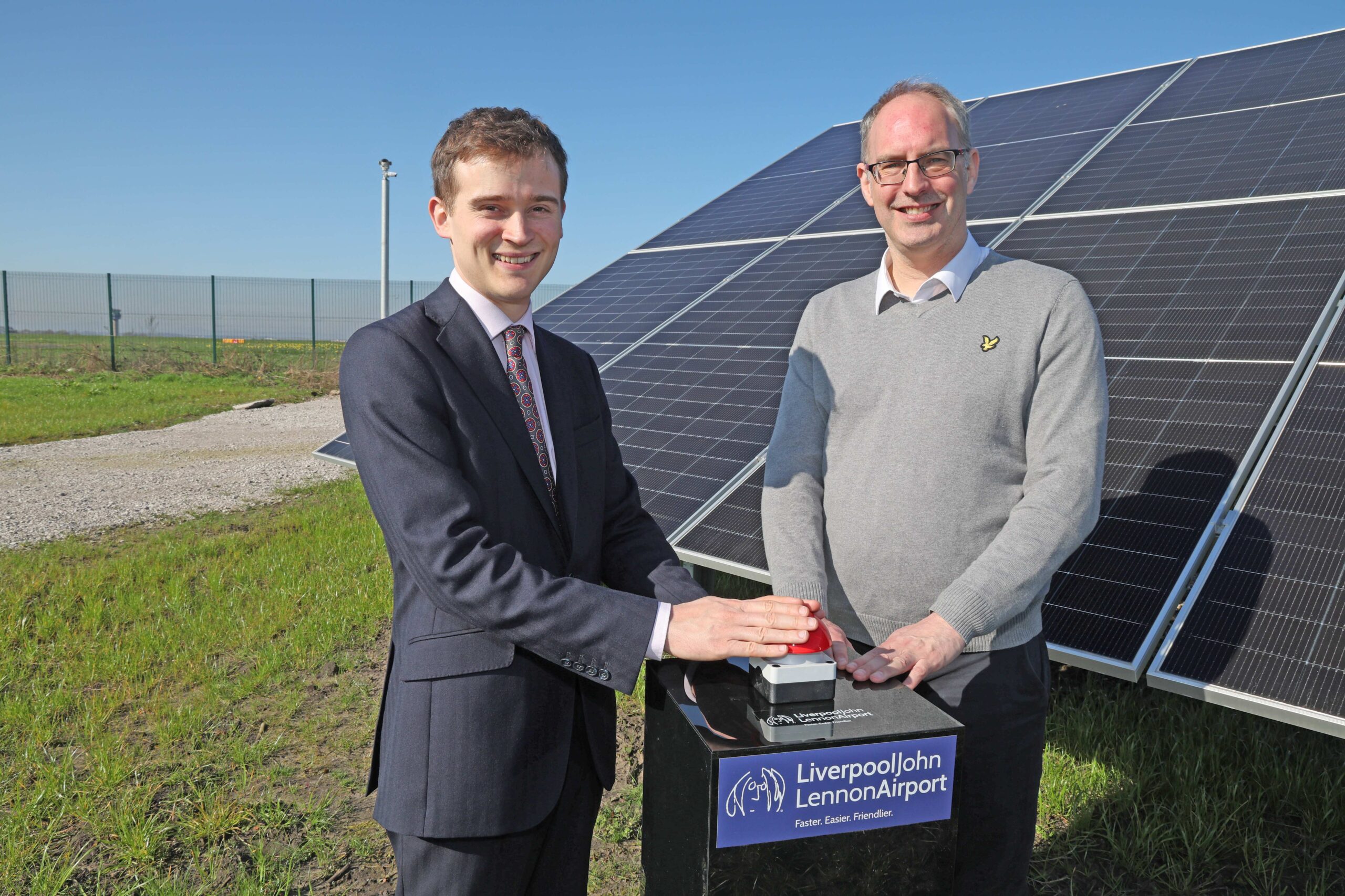 Minister officially opens Liverpool John Lennon Airport’s new £3m solar ...