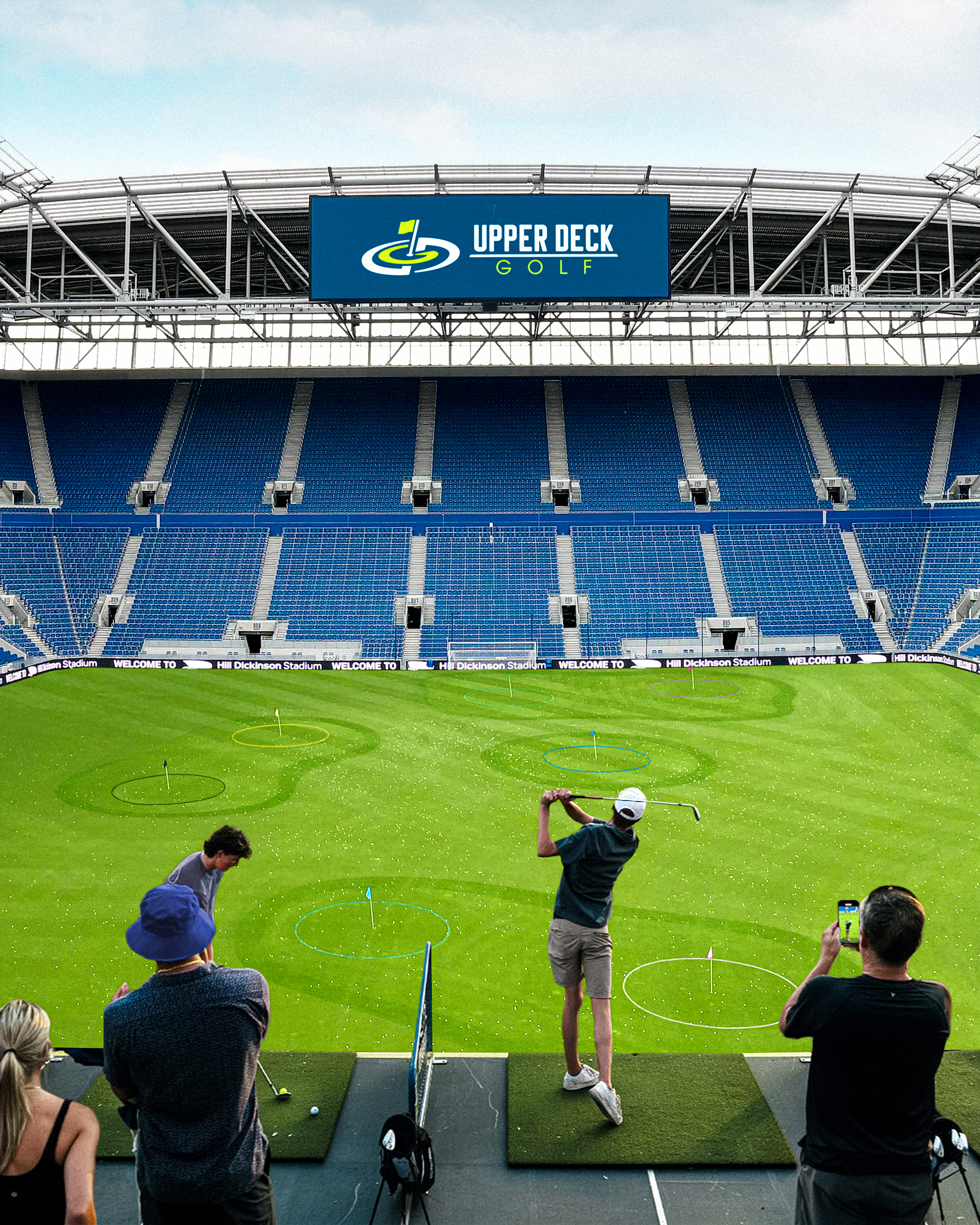 Upper Deck Golf comes to Everton’s Hill Dickinson Stadium
