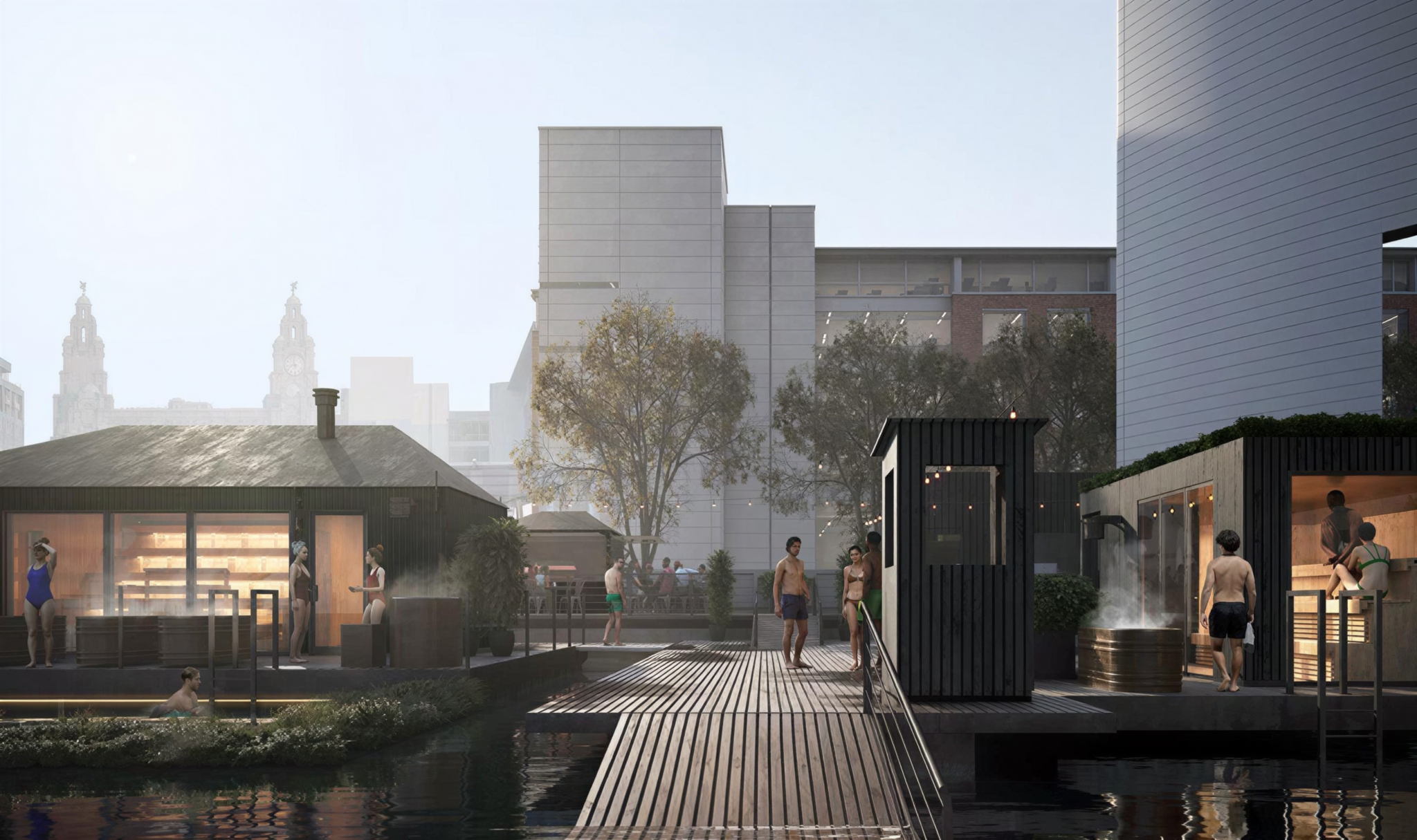 Wyld Sauna expands at Liverpool Waters Princes Dock
